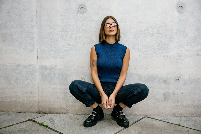 Pantalon slim Claudia Felicita, abbey stone | Freeman T. Porter