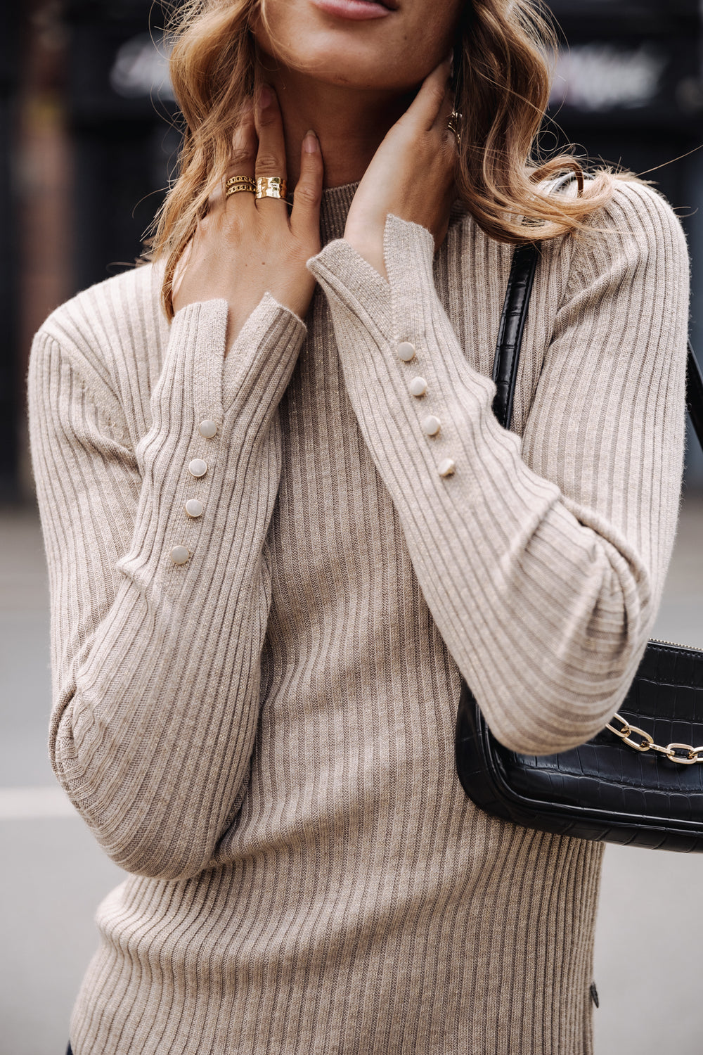 Pulls pour femme : à col V, col rond ou col roulé - Freeman T. Porter