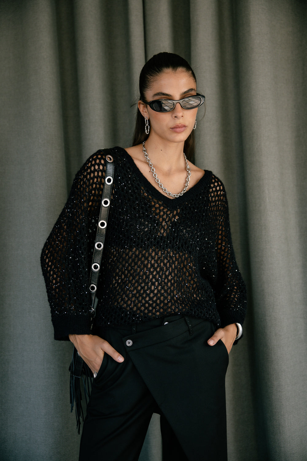 Pulls pour femme : à col V, col rond ou col roulé - Freeman T. Porter